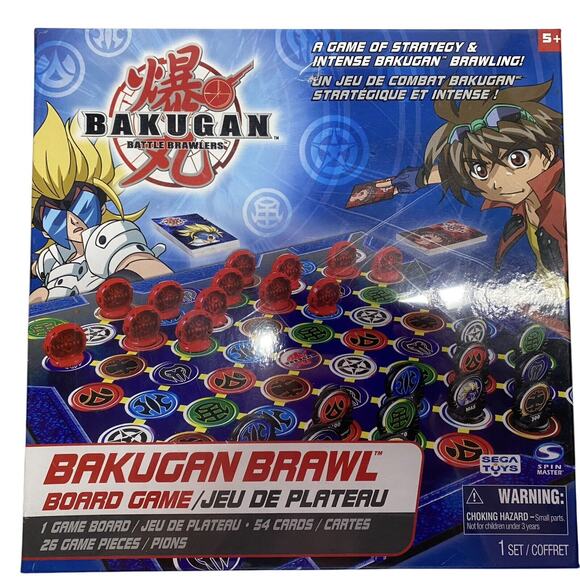 Spin Master | Games | Bakugan Brawl Board Game Battle Brawlers Spin ...
